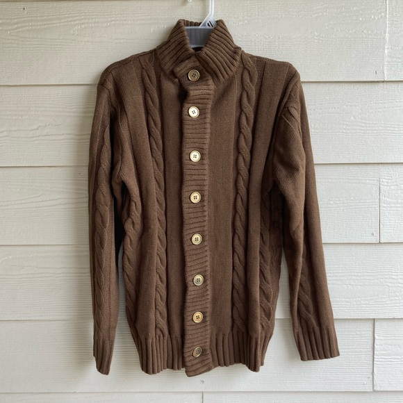 Paul Jones | Sweaters | Mens Casual Stand Collar Cardigan Button Down ...